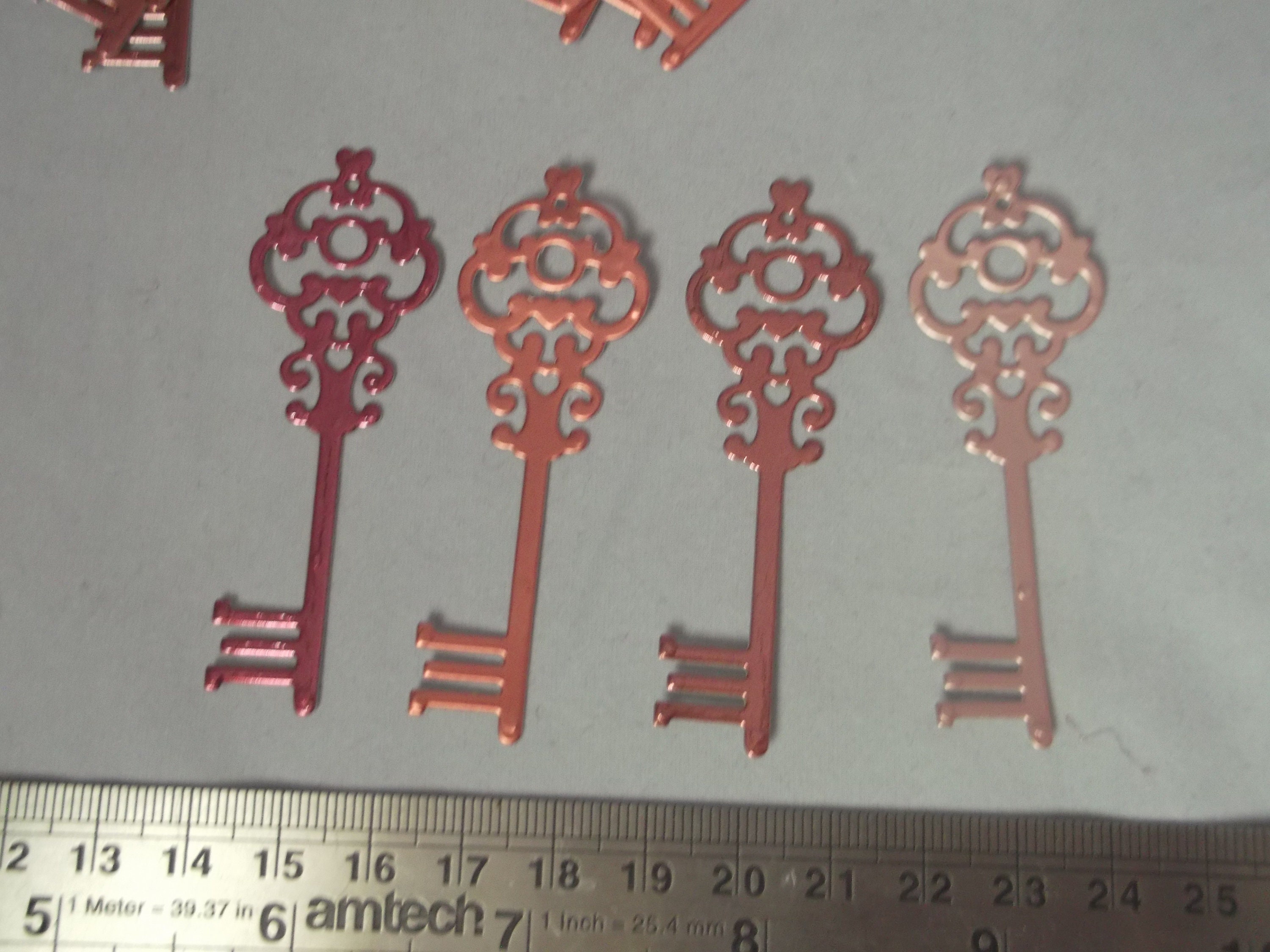 20 Die Cut Keys Key Cut Outs Key Embellishments Key Shapes - Etsy