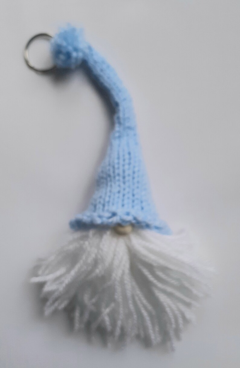 Handmade Wool Gnome Keyring: Novelty Gonk Key Chain - Etsy UK