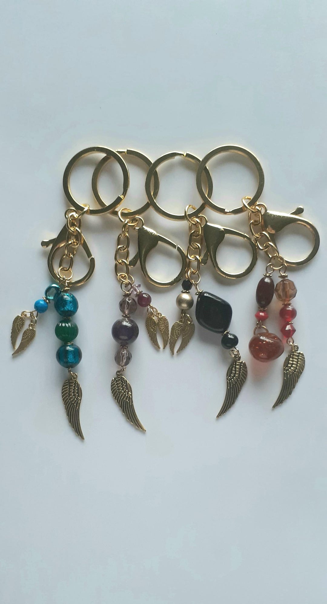 Angel Wings Keyring, Angel Wings Key Chain, Angel Wings Charm Keyring ...
