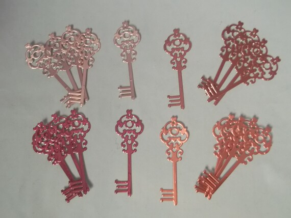 20 Die Cut Keys Key Cut Outs Key Embellishments Key Shapes | Etsy