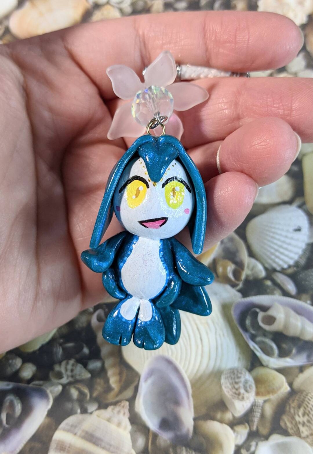 Pearl Teal Chibi Zora Figure- Legend of Fairy Boy Inspired - Etsy