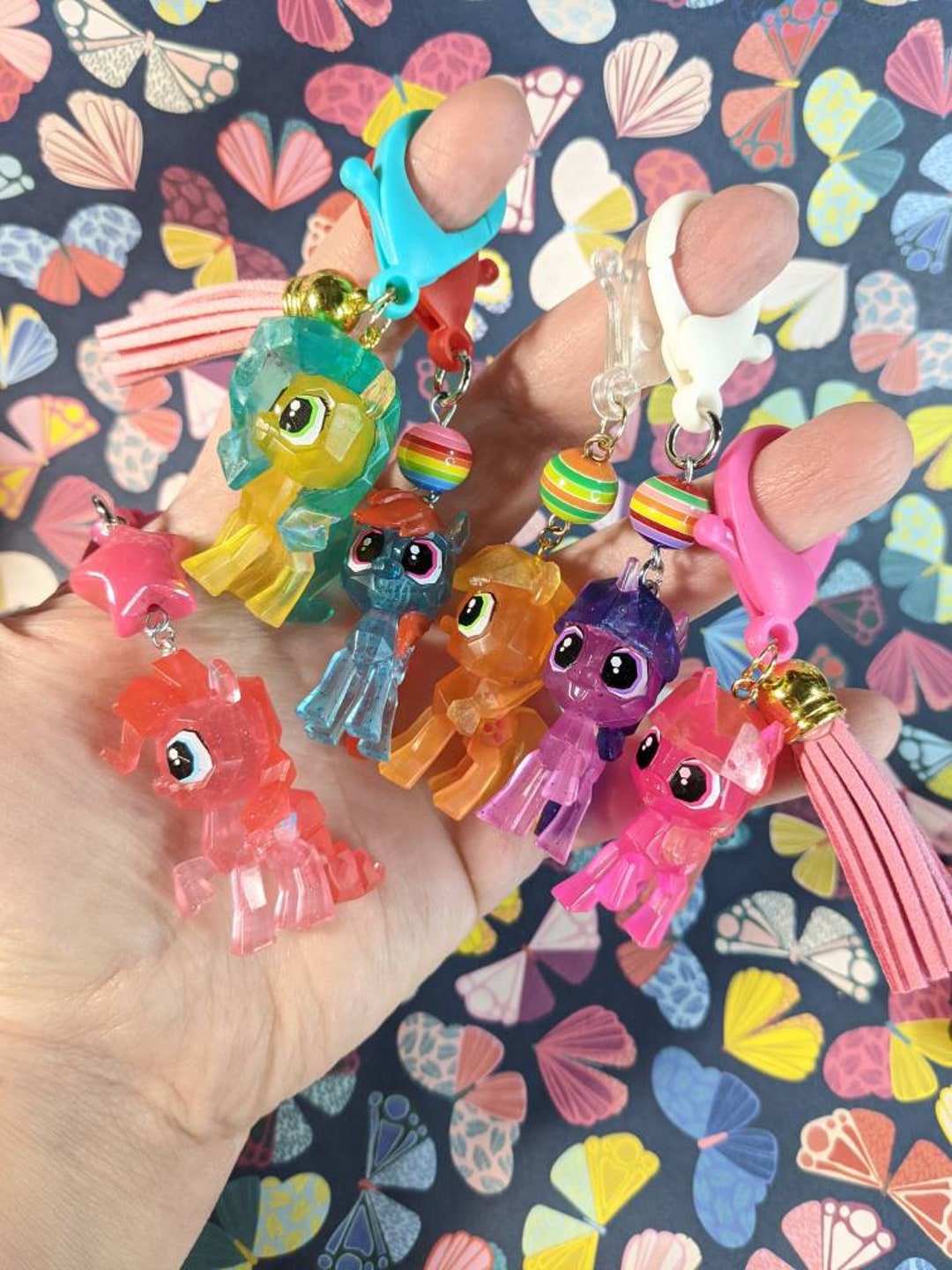 MLP- Jewel Pony Keychains(toy My Little Pony Keychains) - Etsy