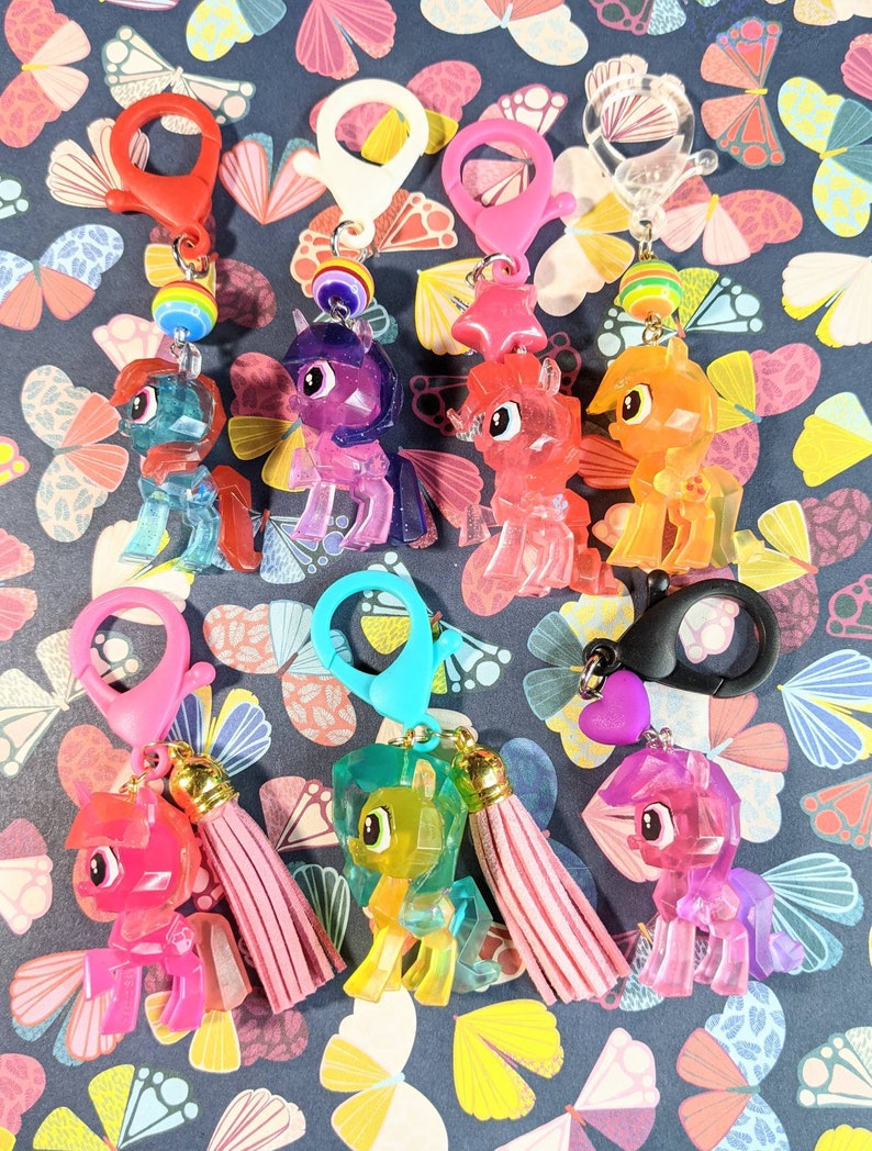 MLP Jewel Pony Keychainstoy My Little Pony Keychains - Etsy
