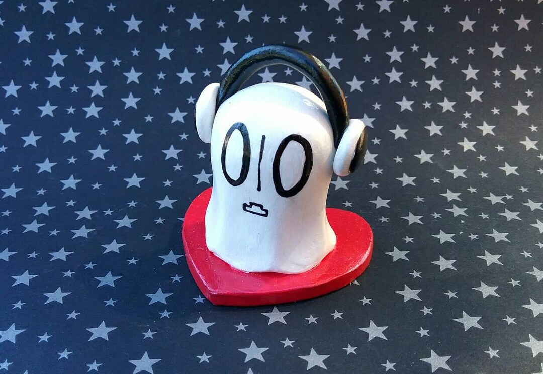 Napstablook Figure- Inspired by Cute Monster Game - Etsy
