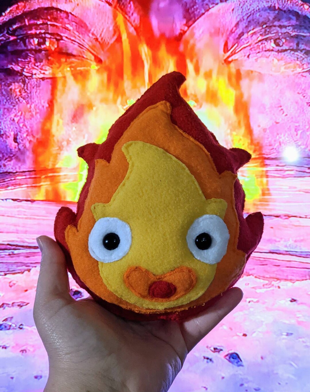 Medium Soft Fire Plush-hmc Cal Inspired Plush - Etsy