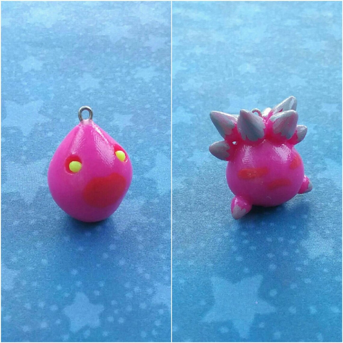 Ranch Slime Inspired Charms- Large Slimes (pink) - Slime Charms - Game ...