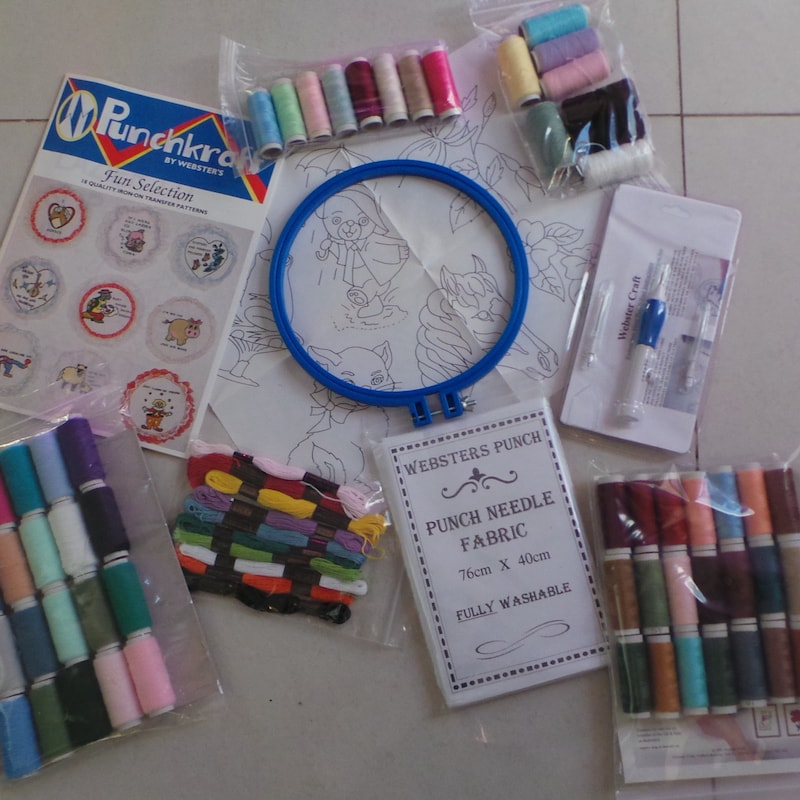 Punch Needle Kits - Etsy UK