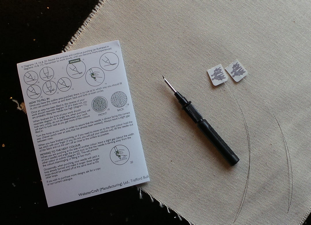 Webster Crafts Chunky Wool Punch Tool Needle, Free Sample of Our ...