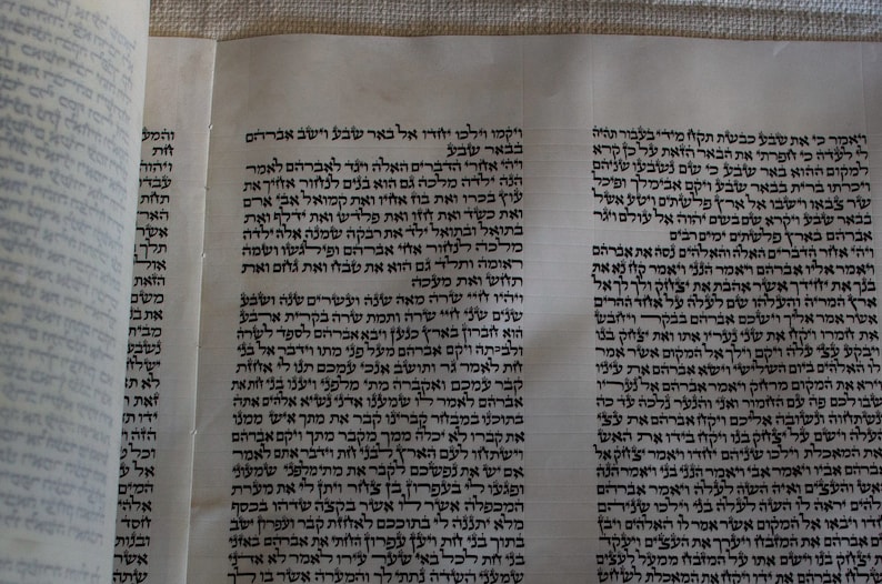 Sefer Torah Scroll From Jerusalem, Israel (custom-made, Sephardic) - Etsy