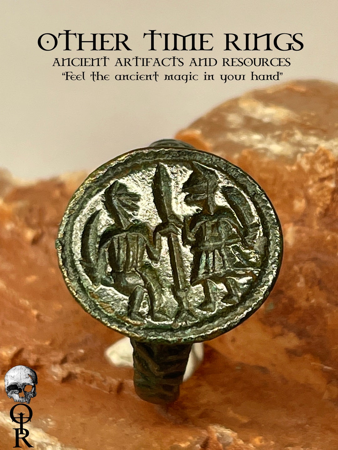 Anglo Saxon Ring ( Two Warriors ), Medieval Ring, Saxon Ring, Viking ...