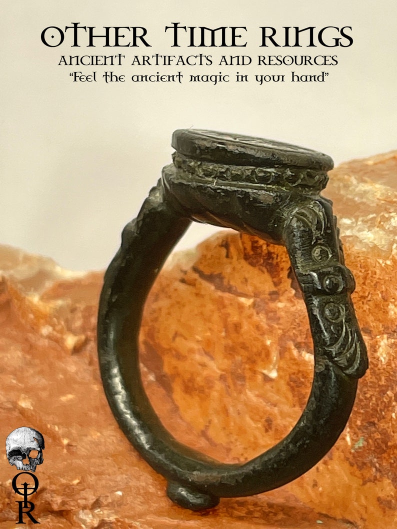 Medieval Germanic Ring With Cross, Medieval Ring, Ancient Ring, Antique ...