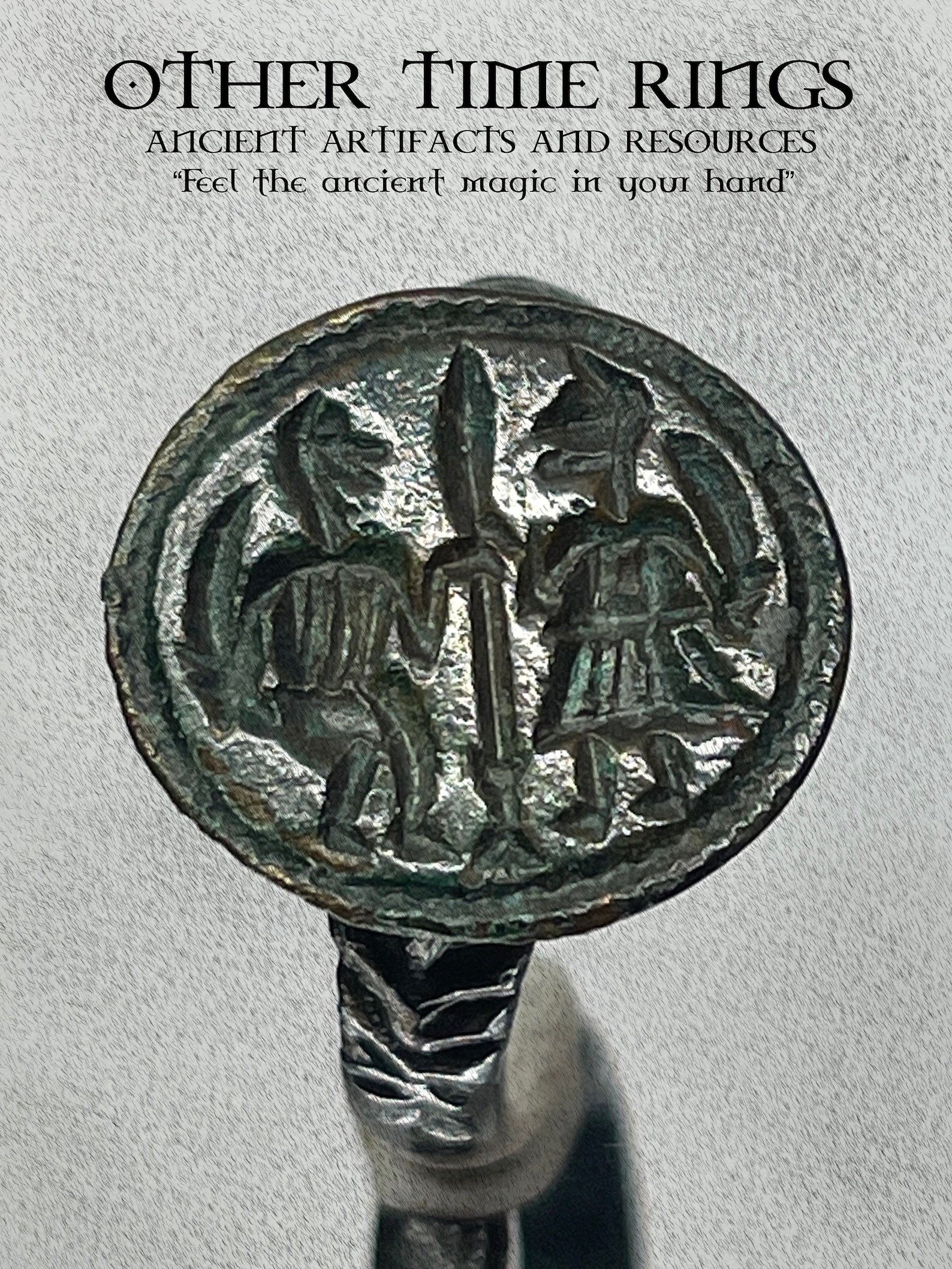 Anglo saxon ring two warriors medieval ring saxon ring | Etsy