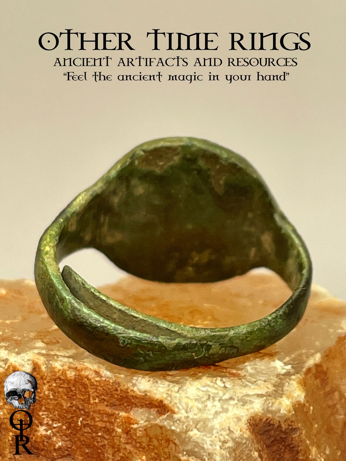 Celtic Ring With Magic Symbols Related With the Godness Morrigan ...