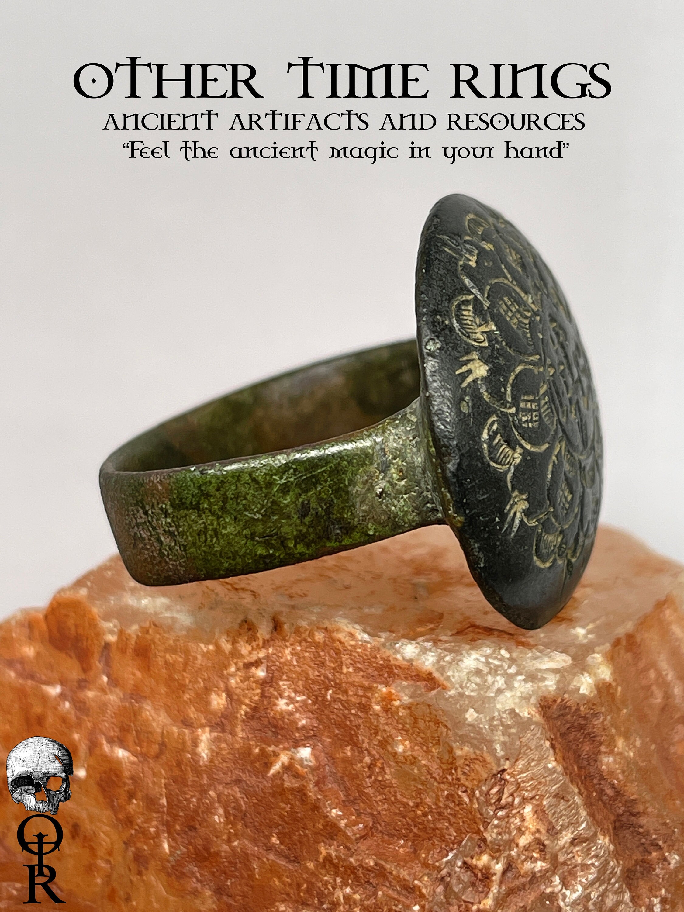 Jesuit Ring With the Initials IHS Cross and Nails, Medieval Ring ...