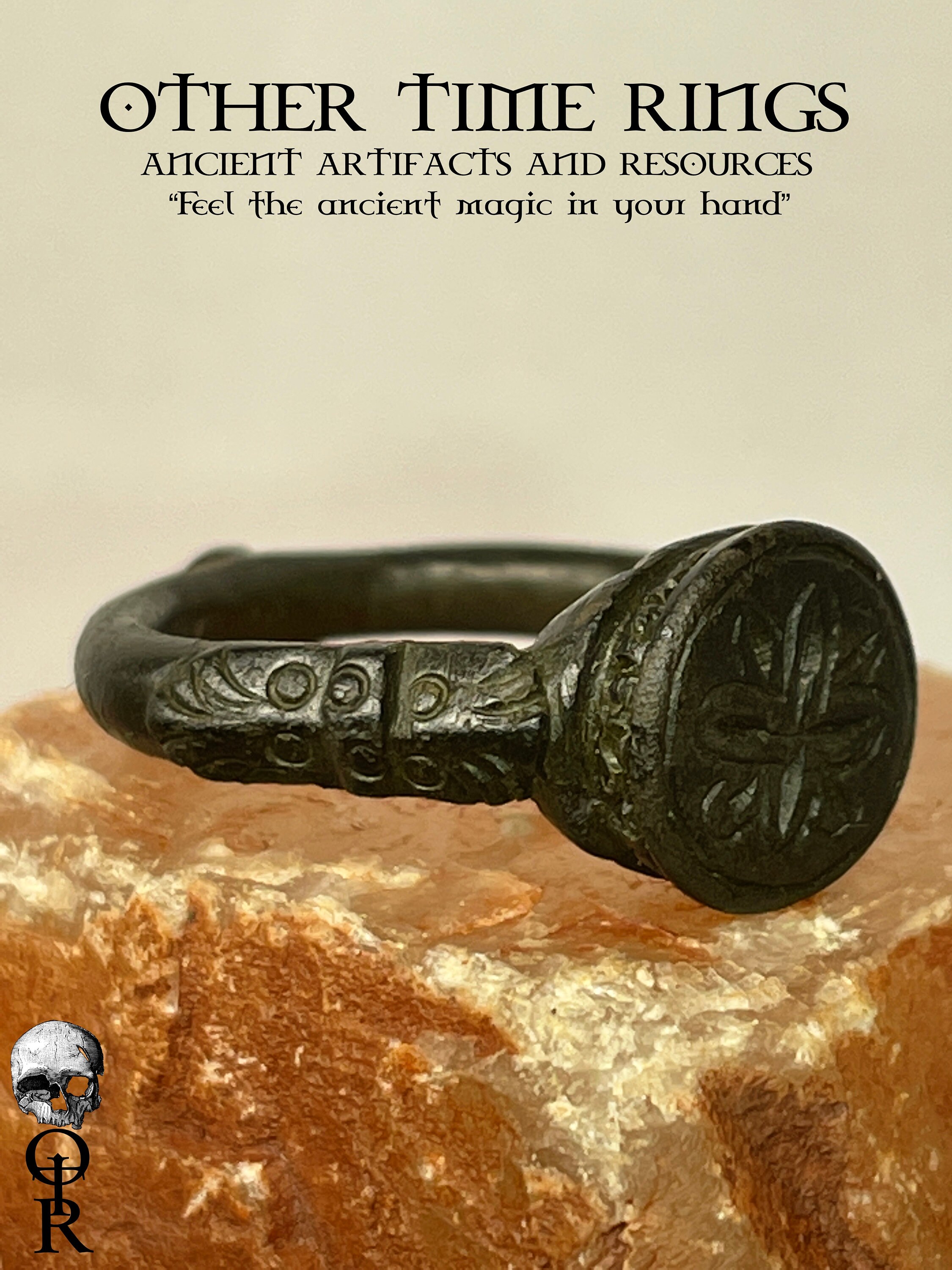 Medieval Germanic Ring With Cross, Medieval Ring, Ancient Ring, Antique ...