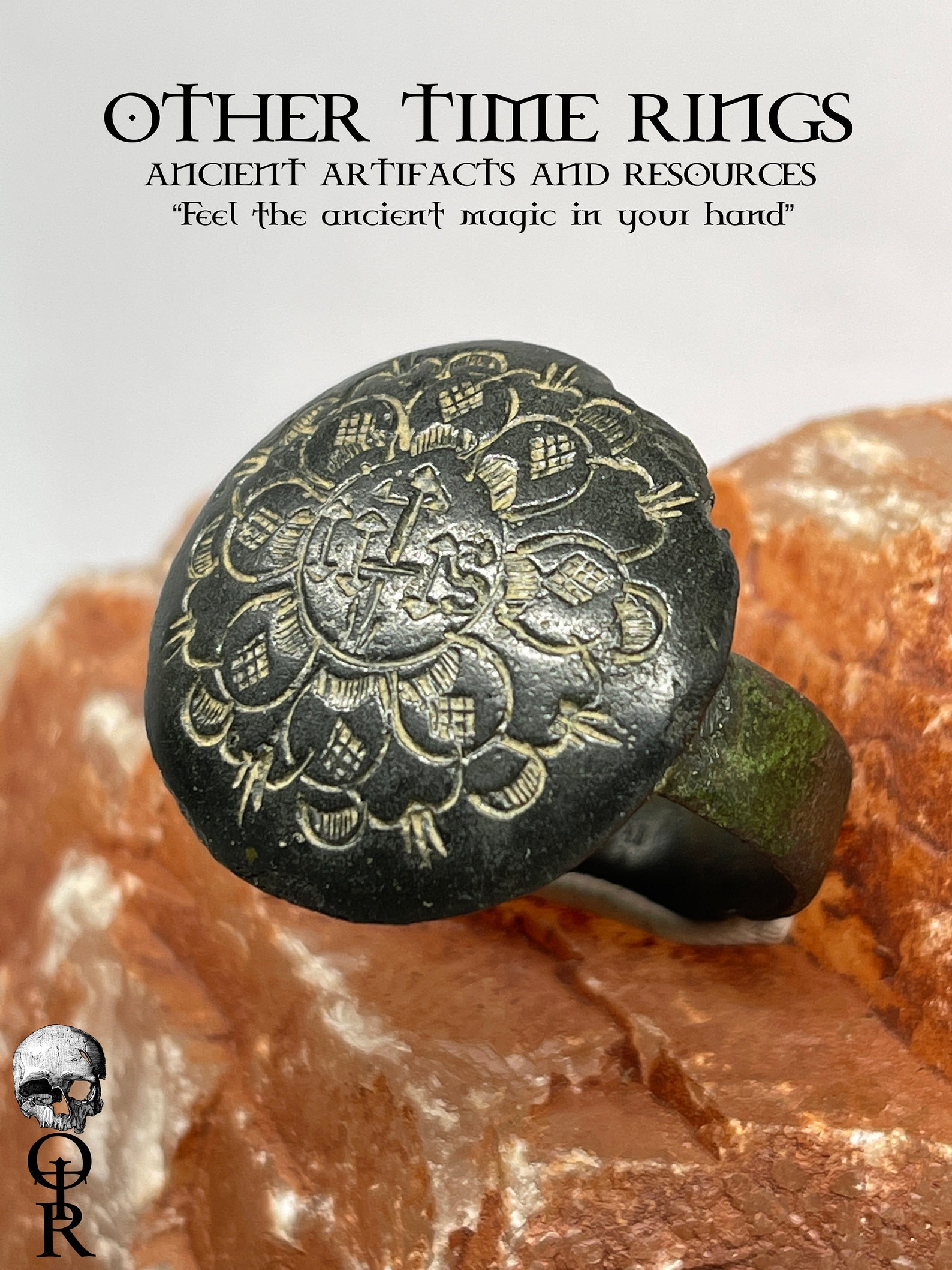 Jesuit Ring With the Initials IHS Cross and Nails, Medieval Ring ...