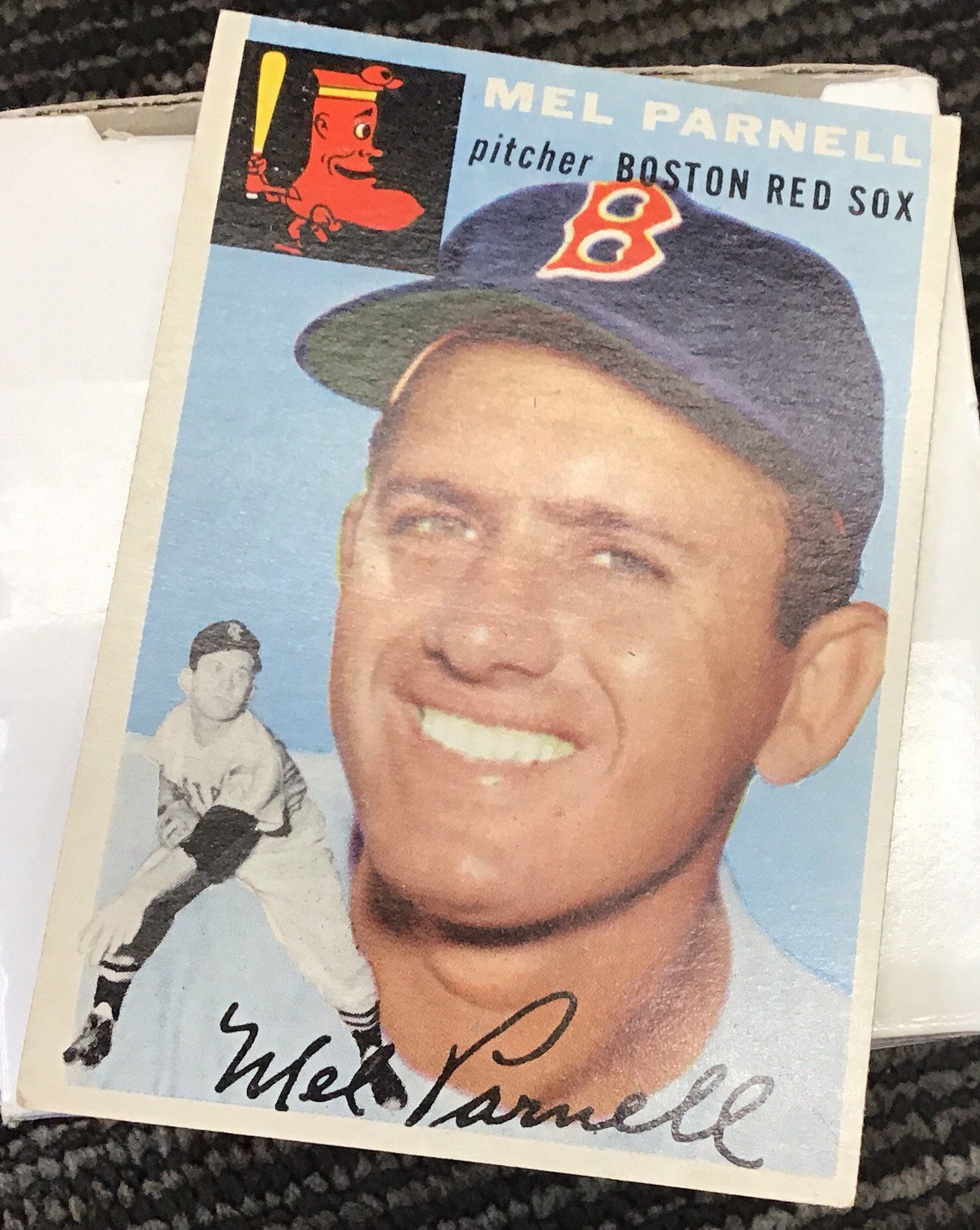 1954 Topps Mel Parnell Baseball Card 40 - Etsy