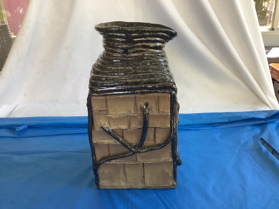 Very Heavy Crock Pottery 10T X 5W X 5D Designed to Appear - Etsy