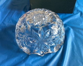 Zawiercie Crystal Bowl/made in Poland/genuine 24% Lead - Etsy