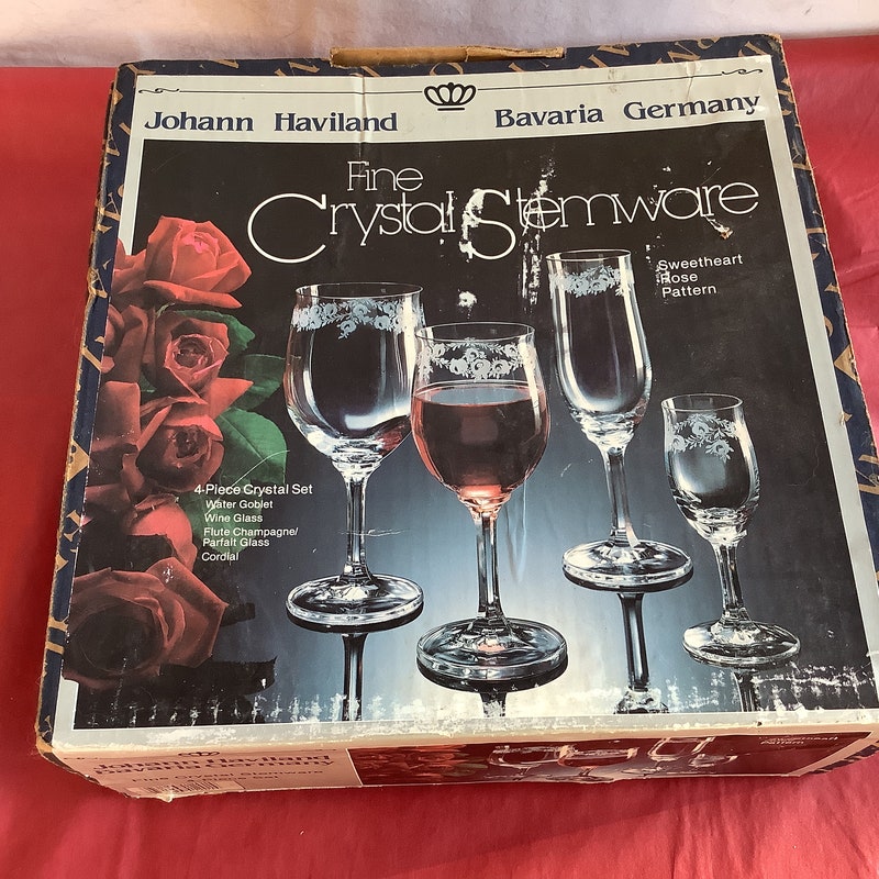 Crystal Stemware - Etsy