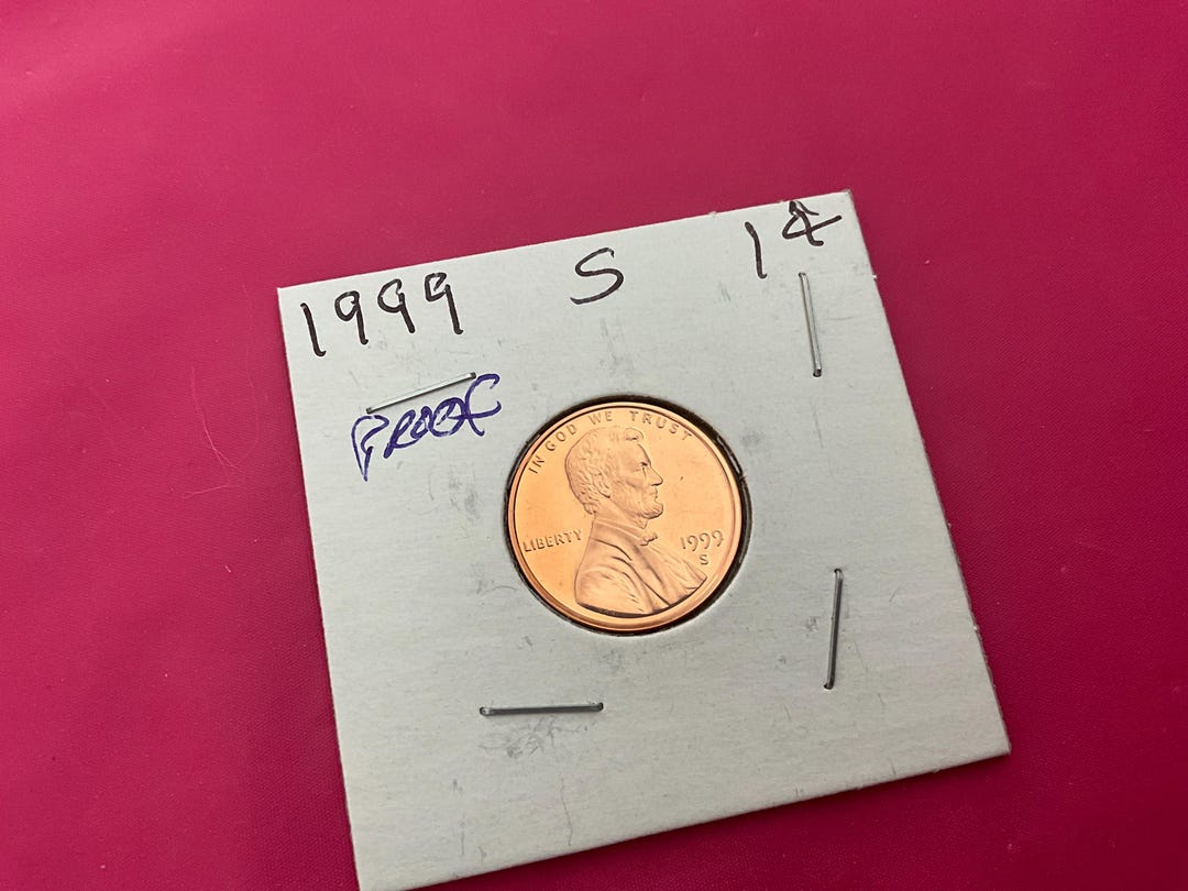 1999-S Proof - Lincoln Memorial Cent Penny - Coin No 19843 - in a ...