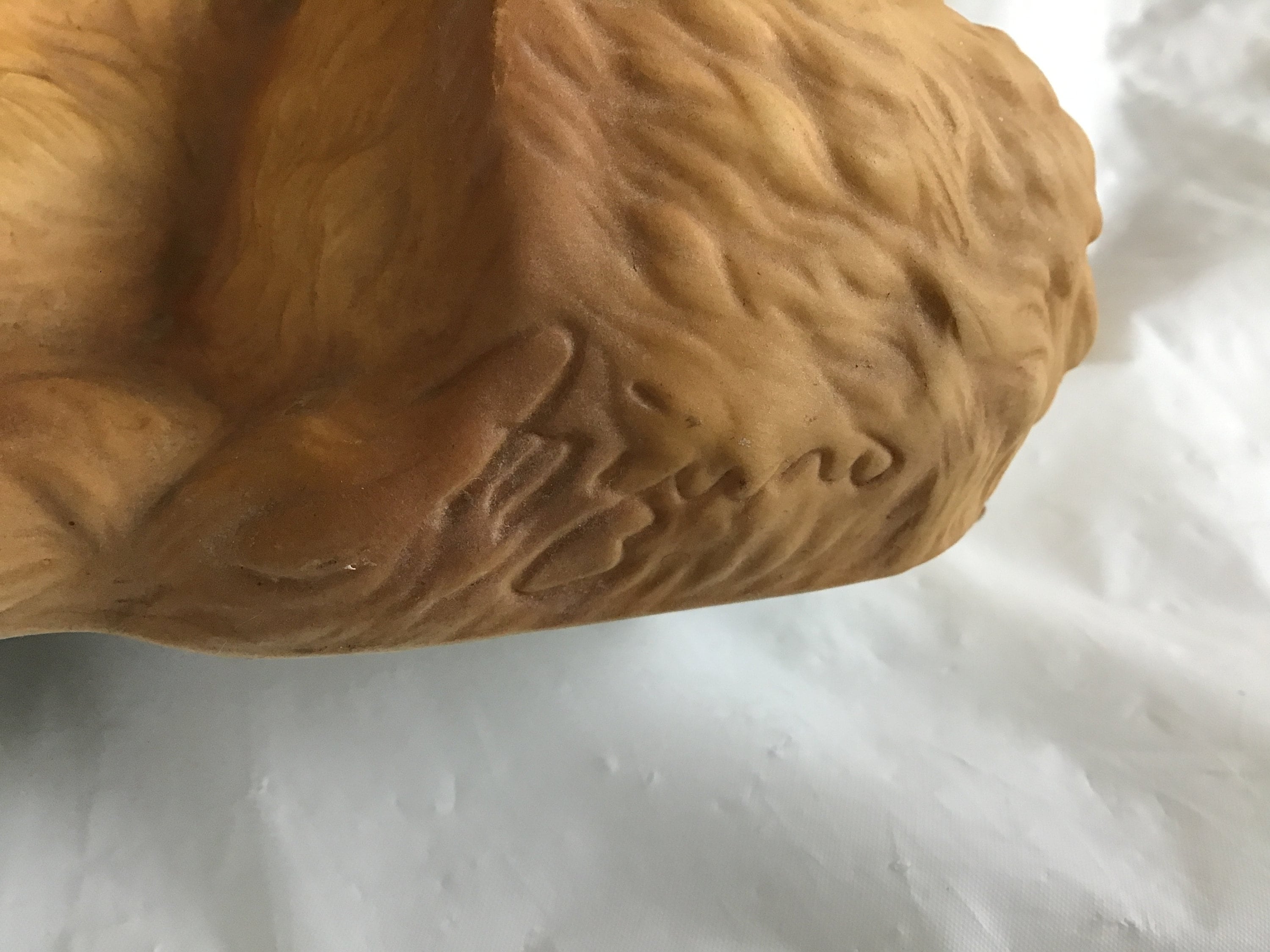 1988 - Masterpiece Porcelain by Homco - 4”T X 4.75”W Twin Brown and ...
