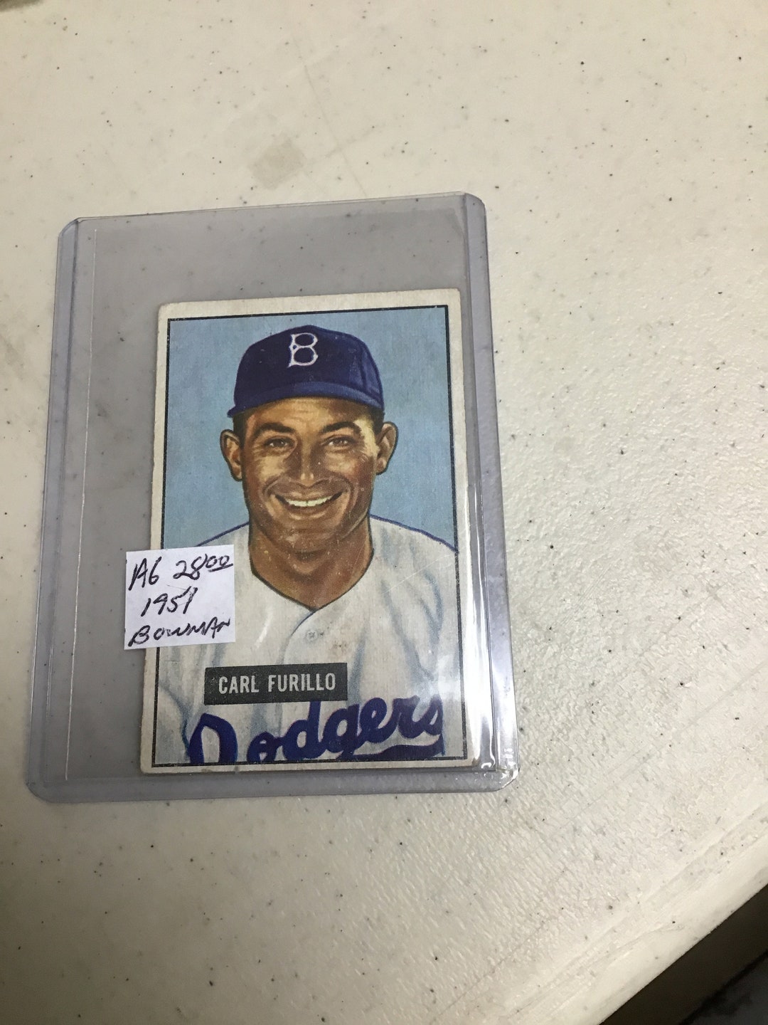 1951 Bowman Carl Furillo 81 Baseball Card - Etsy