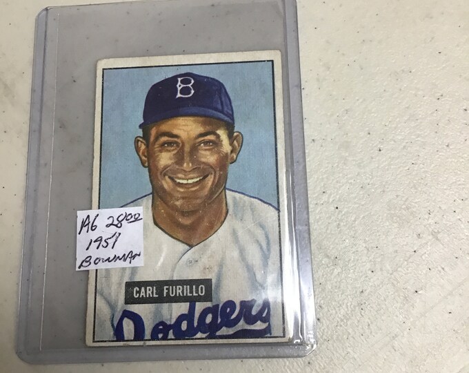1951 Bowman Carl Furillo #81 Baseball Card - Etsy