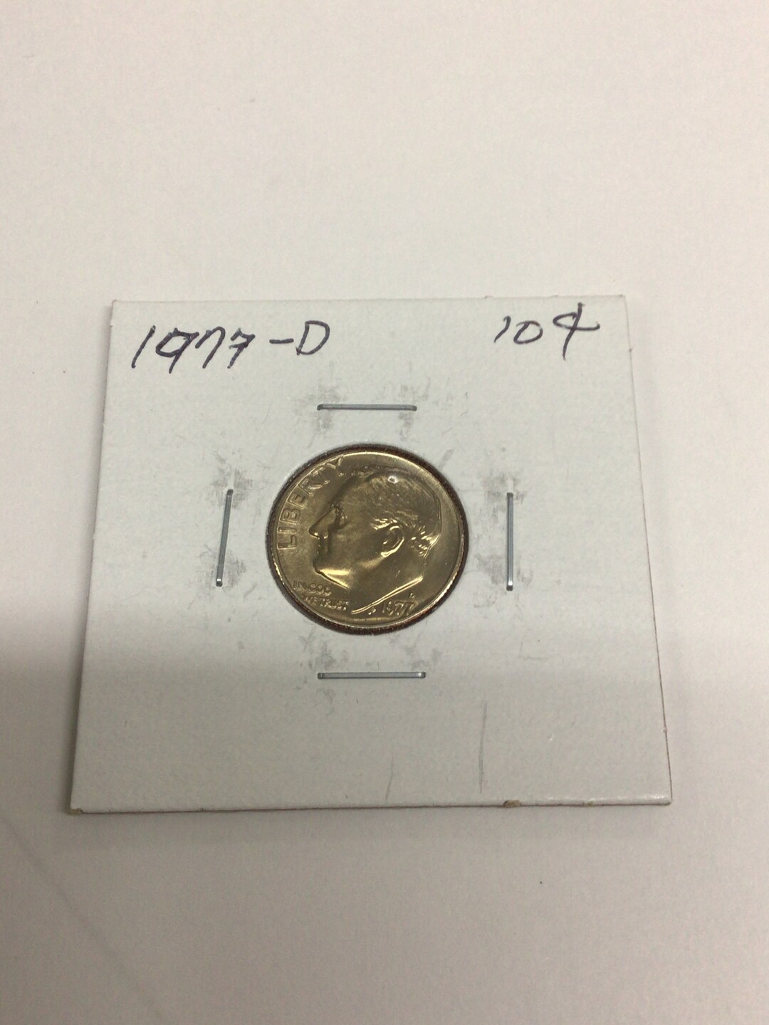 1977-D Roosevelt Dime Coin, Coin No. 14329, in Protective 2x2 - Etsy