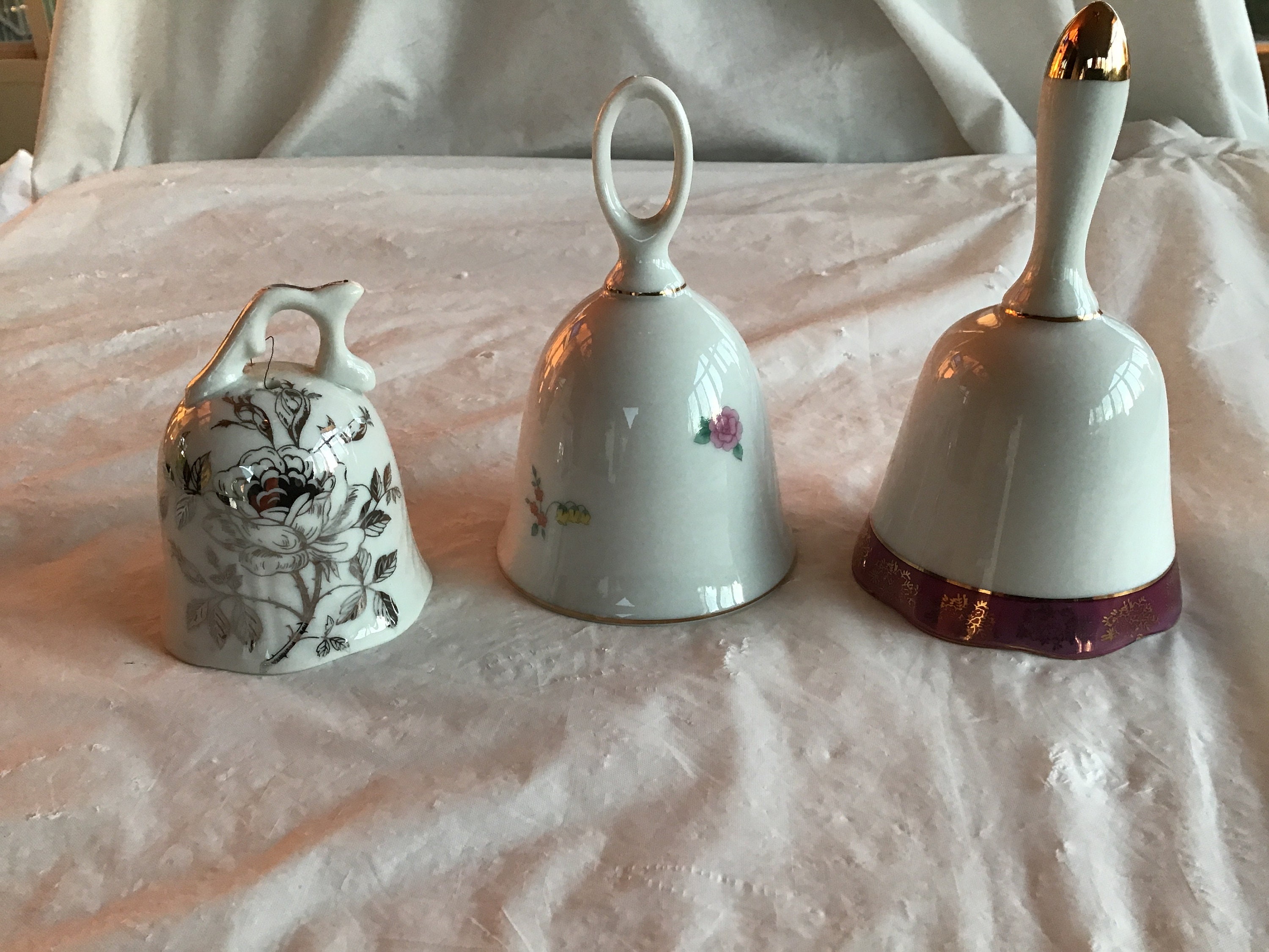 Collection of 3 Porcelain Special Occasion Bells 25th - Etsy Canada