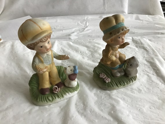 Collectibles Homco 1430 Set of Two Porcelain Figures Art & Collectibles ...