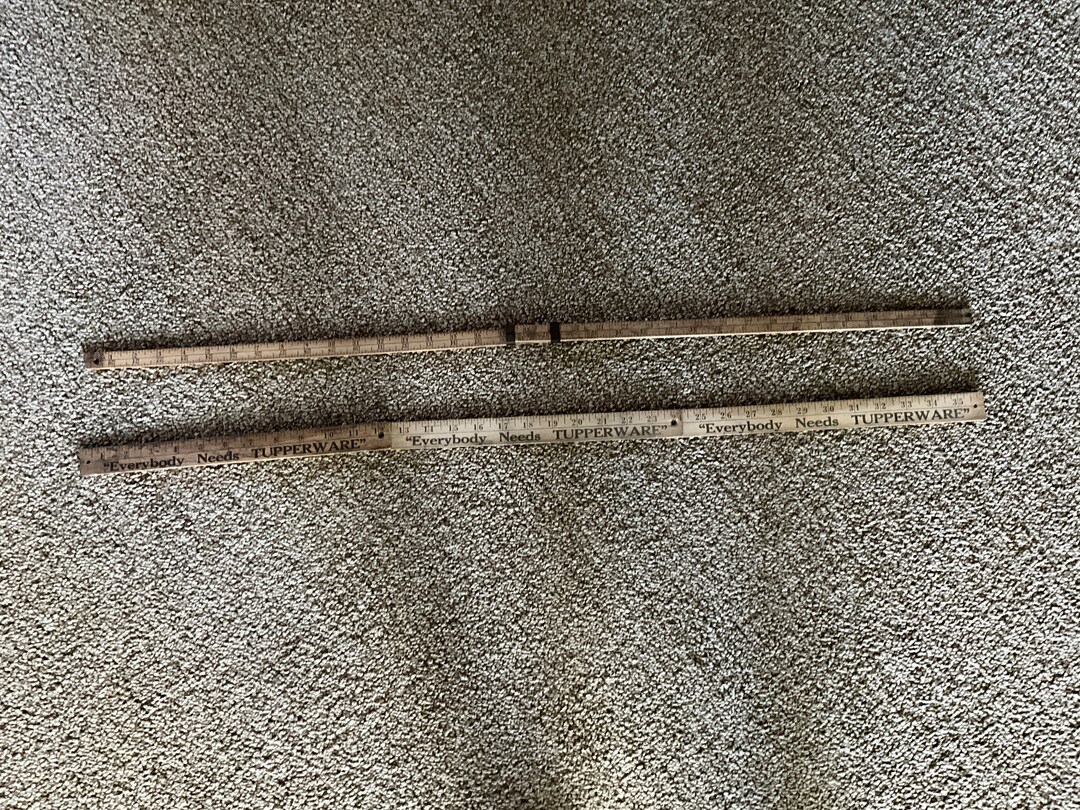 Vintage Pair - Collapsible Wooden Advertising Yardsticks - Etsy