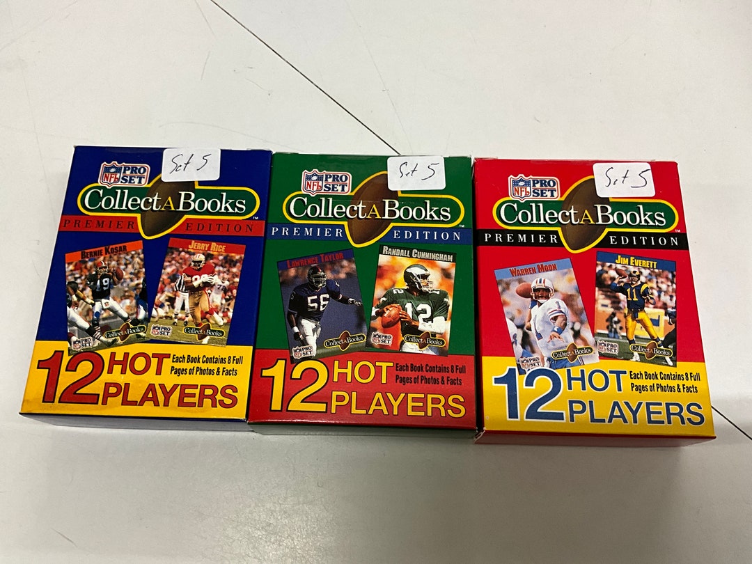 1990 NFL Pro Set Series 1,2, and 3, Factory Sealed Box, Premier Edition ...