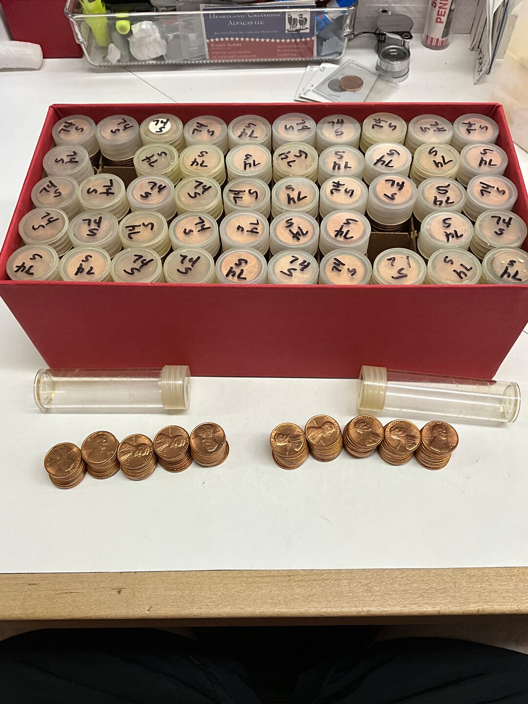 50 Rolls of 1974-S Pennies, 50 Pennies per Roll - Etsy