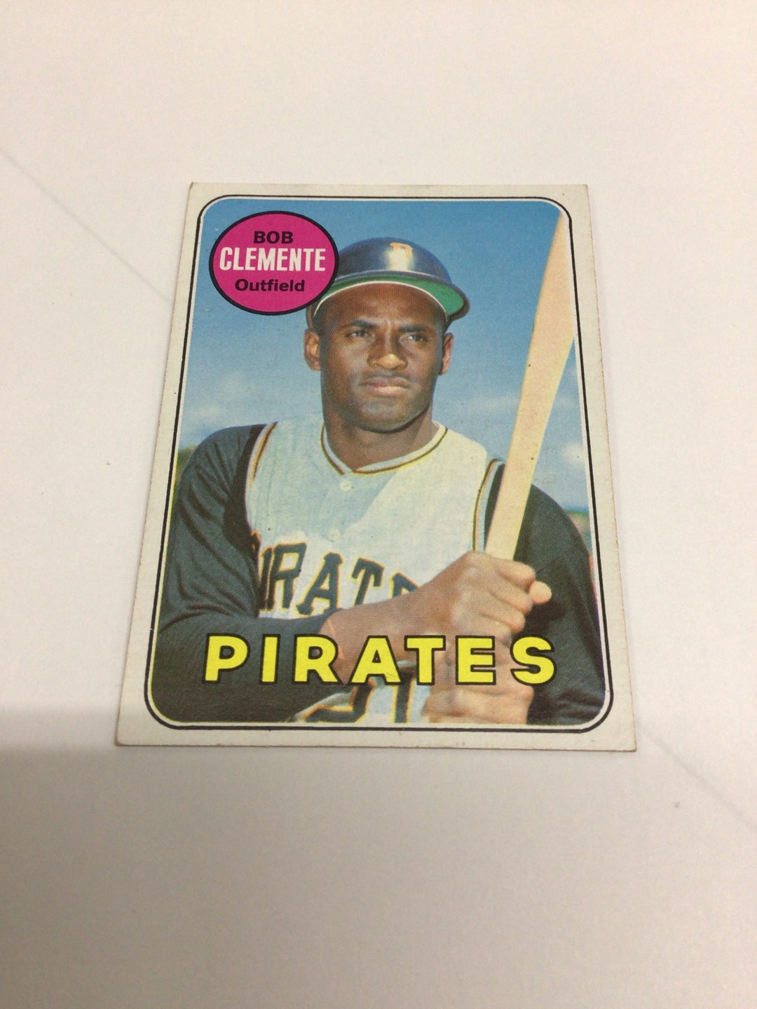 1969 Topps Baseball Bob Clemente, Card No. 50, Pittsburg Pirates ...