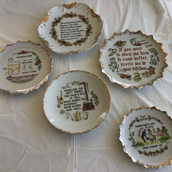 Decorative Kitchen Plates - Etsy