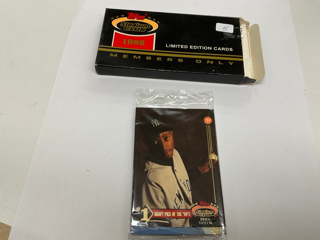 1992 Topps Stadium Club Members Only Limited Edition Baseball Cards ...