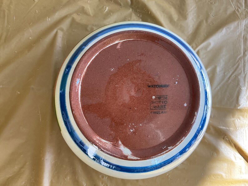 Watcombe Devon Torquay motto Ware Pottery 7.5dia X 3.75T - Etsy