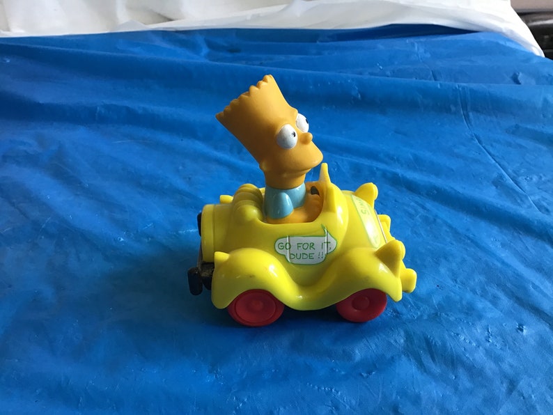 Bart Simpson Drives the Simpsons Family Car 3.75T X 3.5W X - Etsy