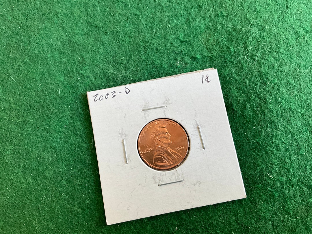 2003-D - Lincoln Memorial Cent Penny - Coin No 14875 - in a Protective ...