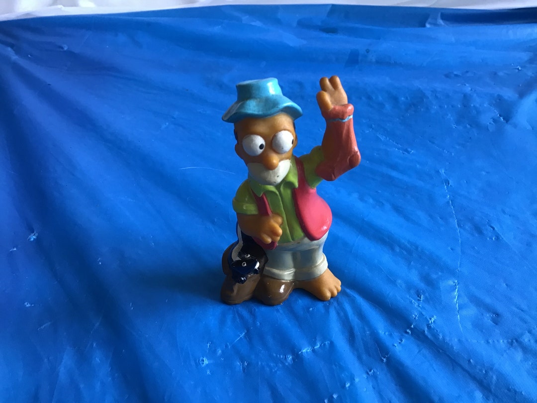 Homer Simpson 3.5”T Rubber Figurine - Homer Looks Askance at His ...