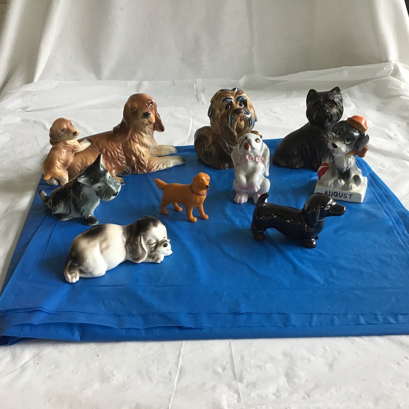 Resin Dog Figurines - Etsy