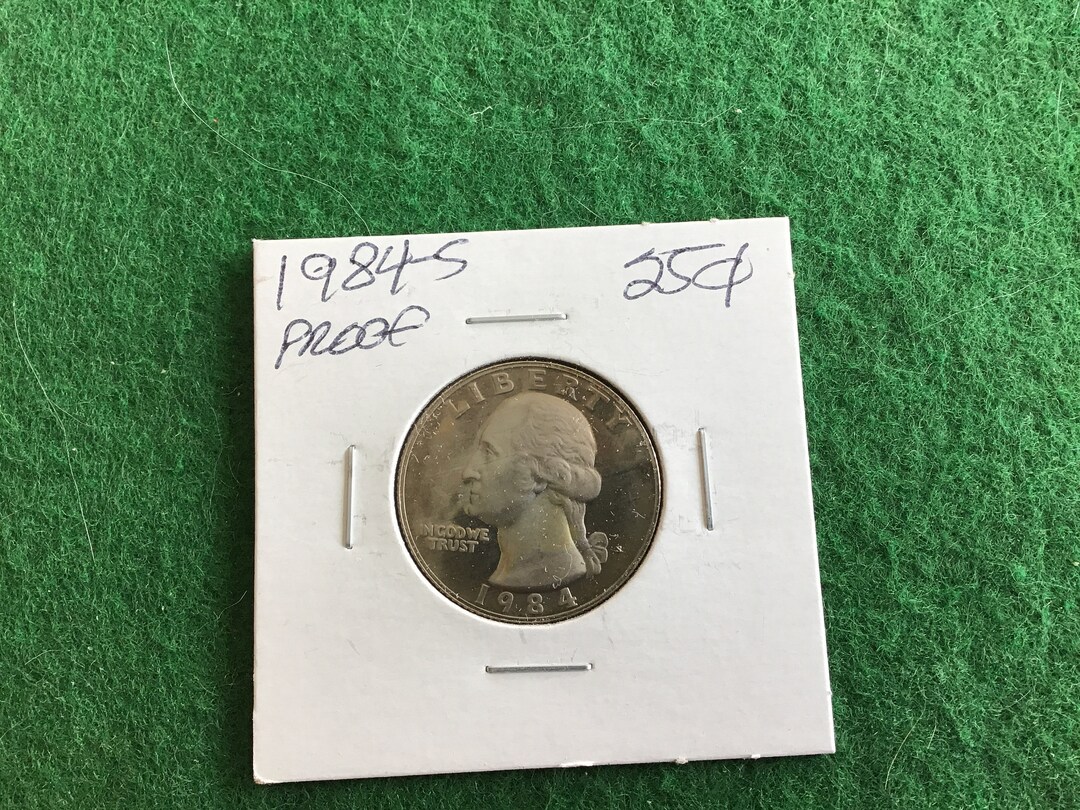 1984-S Proof - Quarter - No 9403 - in a Protective 2x2 - Etsy