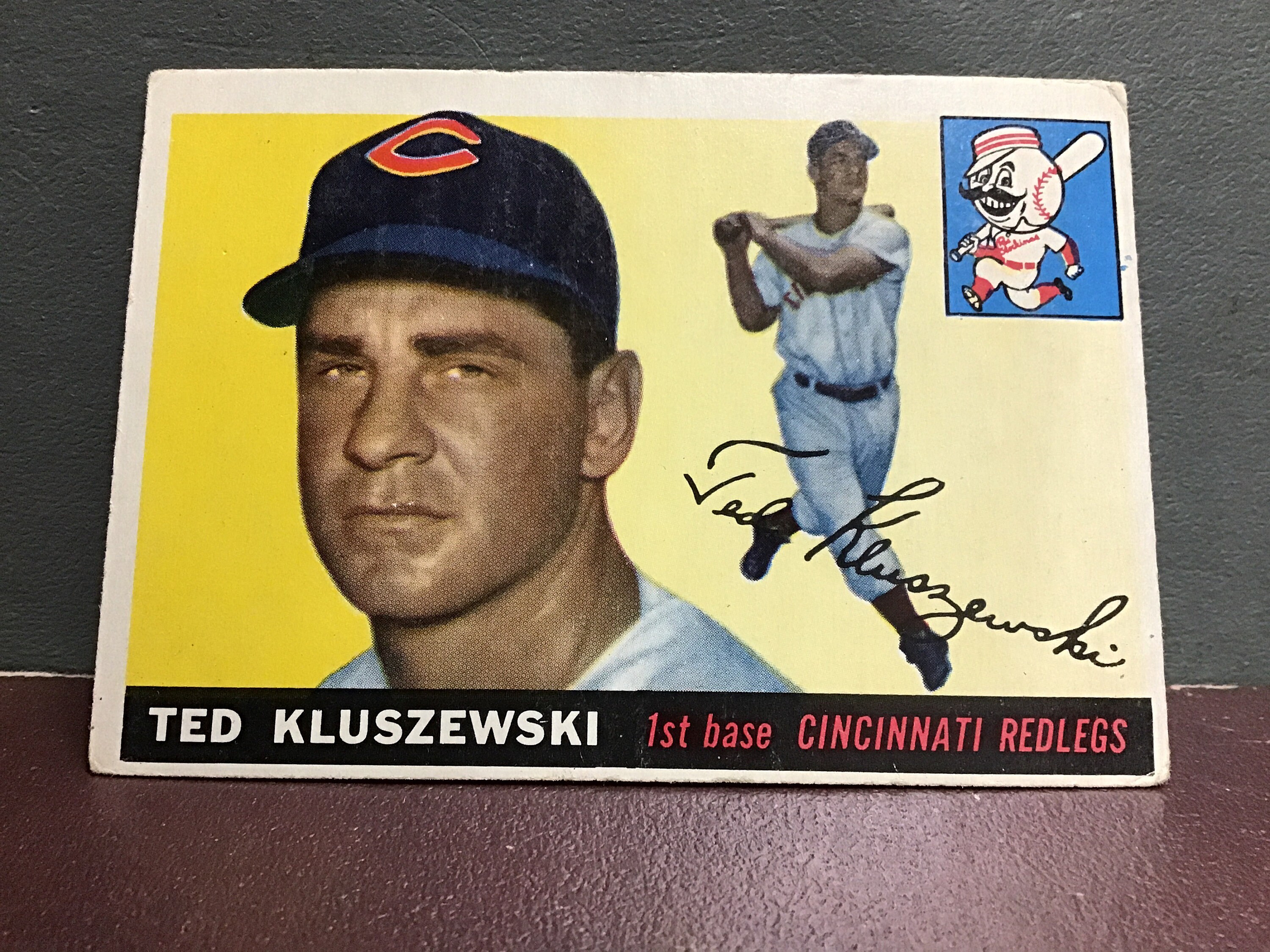 1955 Topps Ted Kluszewski Cincinnati Redlegs Baseball Card #120 - Etsy