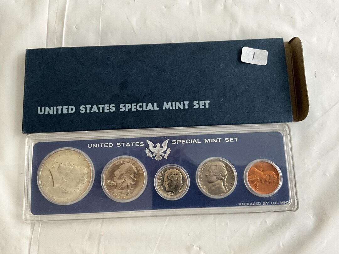 1966 United States Special Mint Proof Set, No 1 - Incl Kennedy Half ...