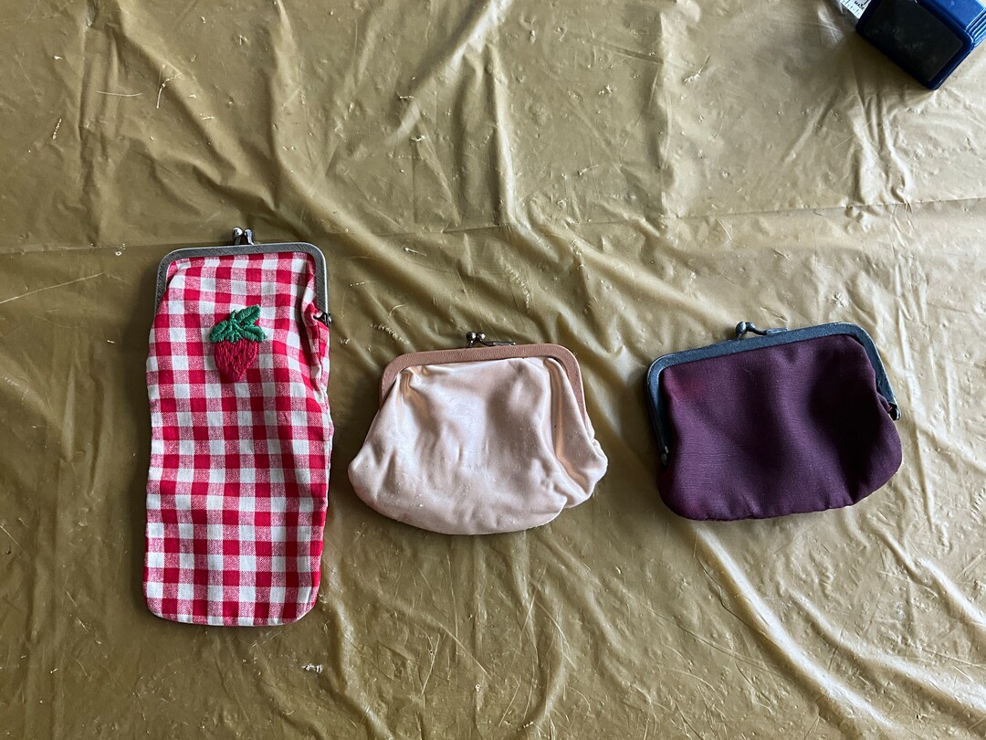 Trio - Vintage Cloth Coin Purses - Etsy