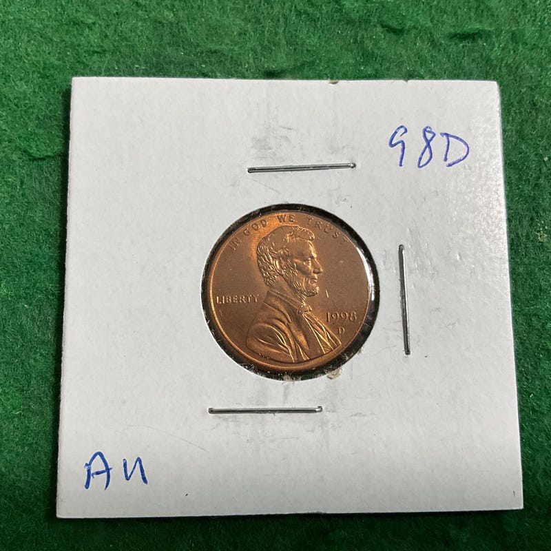 1998 D Penny - Etsy
