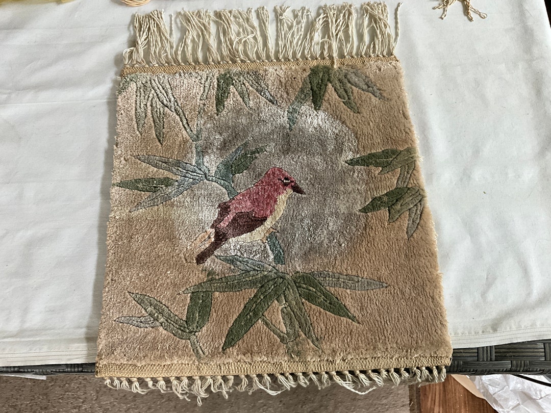 Beautiful Chinese Mat - Mat Measures 12” X 12.5” _ With 3” Fringe on ...