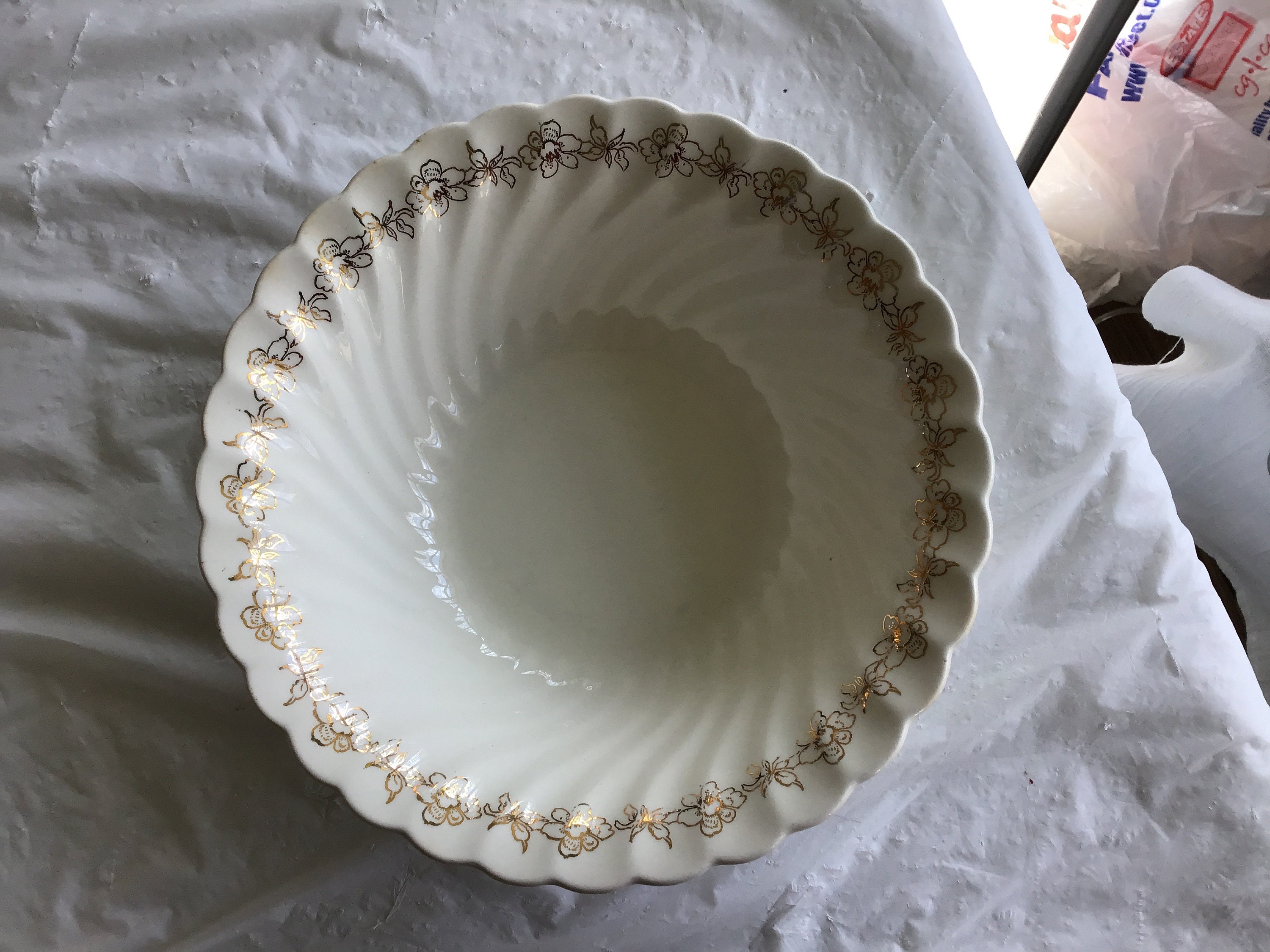 Vintage Royal China (union Made - Sebring, Ohio USA) Ivory Colored ...