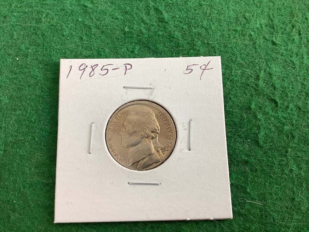 1985-P Nickel Coin No 12062 In a Protective 2x2 - Etsy Österreich